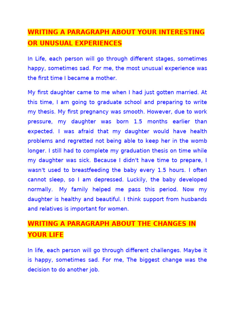 4 CHU DE WRITING FINAL | PDF