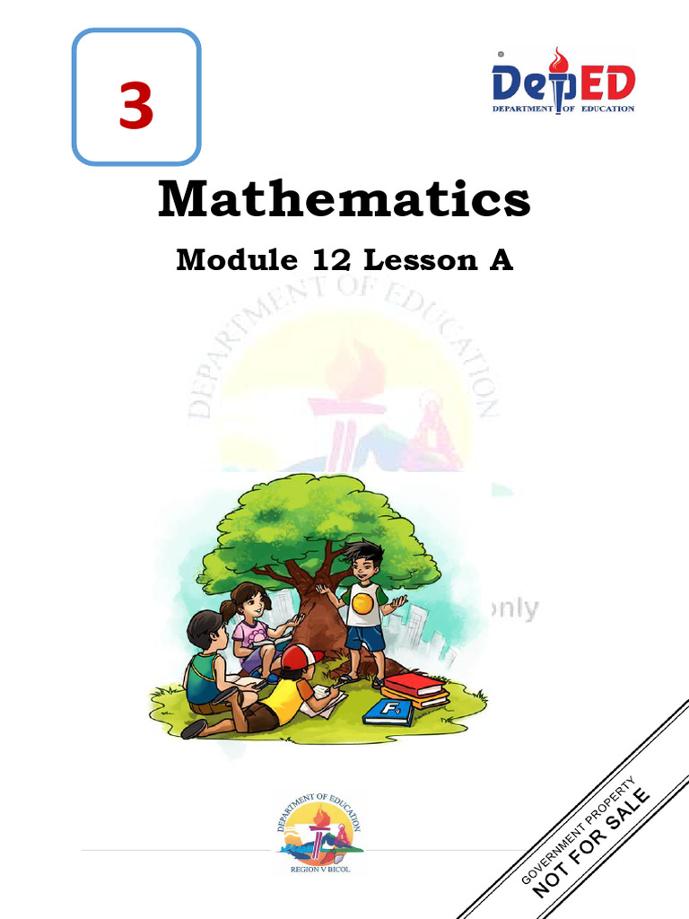 Mathematics: Module 12 Lesson A | PDF