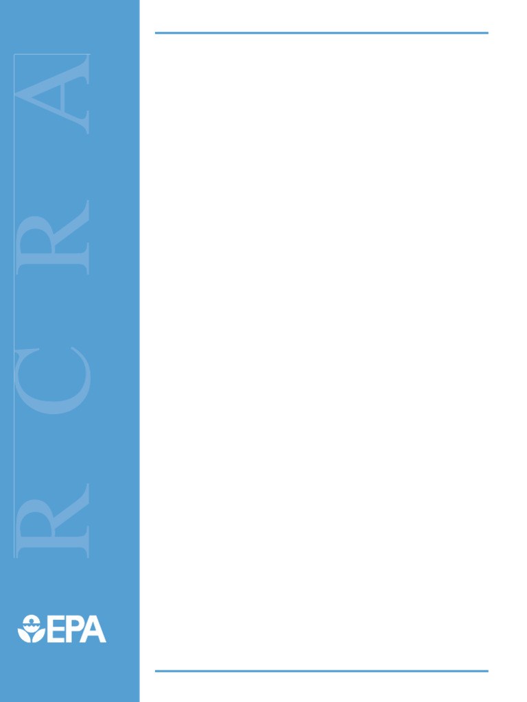 Treatment, Storage, Disposal, Facility - EPA, 05 | PDF | Resource ...