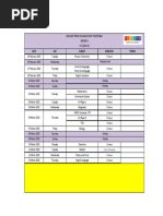 TimeTable - Grade 9 | PDF