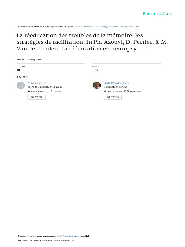 Chapitre RD Cas FCVD L | PDF