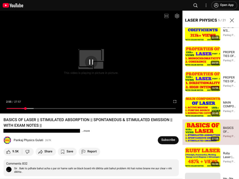 Laser Basics: Emission & Absorption | PDF | Laser | Electromagnetic Radiation