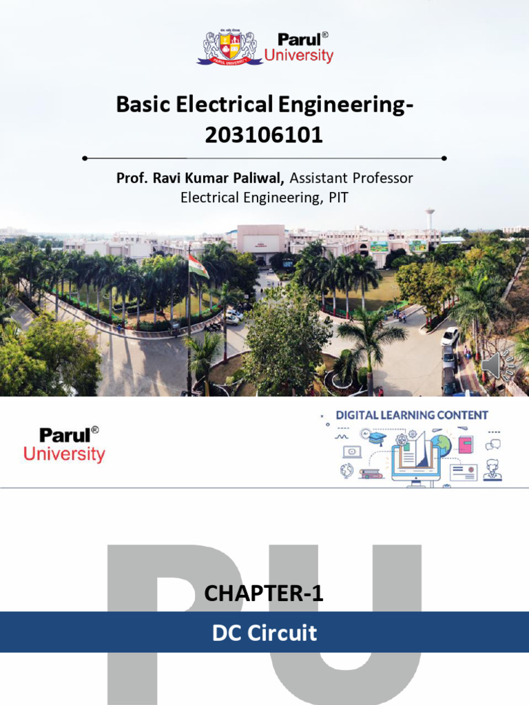 Chapter 1_DC circuit | PDF | Inductance | Series And Parallel Circuits