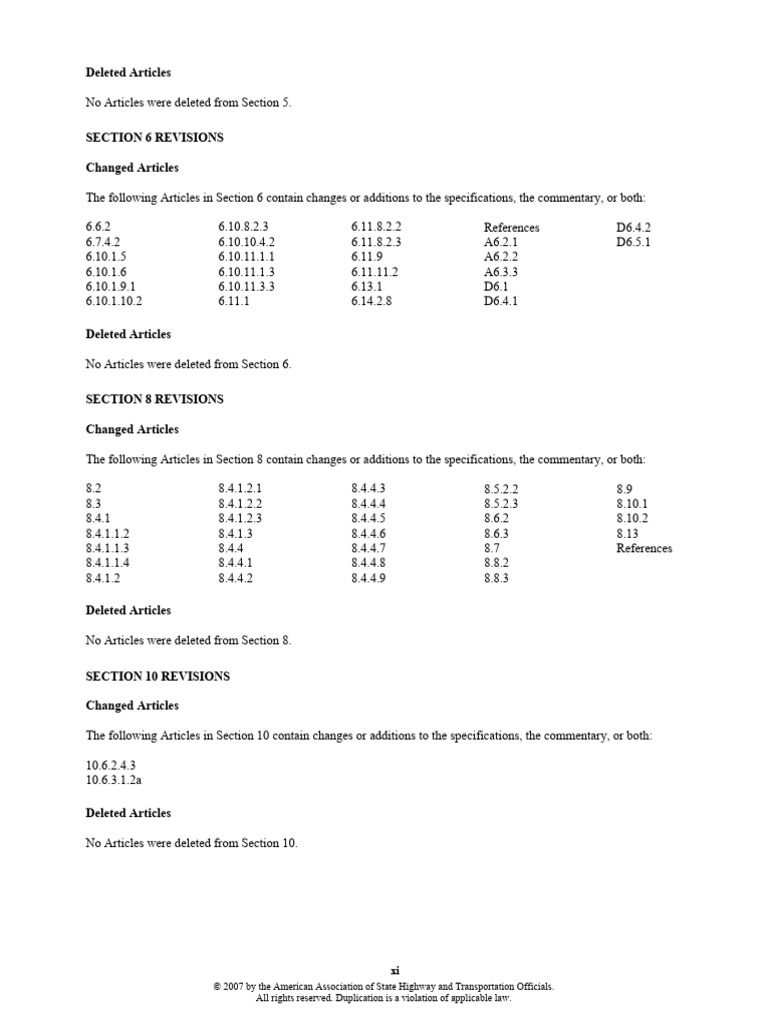 Ashto Code Textfile | PDF