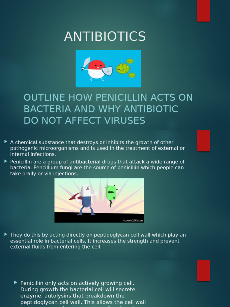 Antibiotics | PDF | Penicillin | Bacteria
