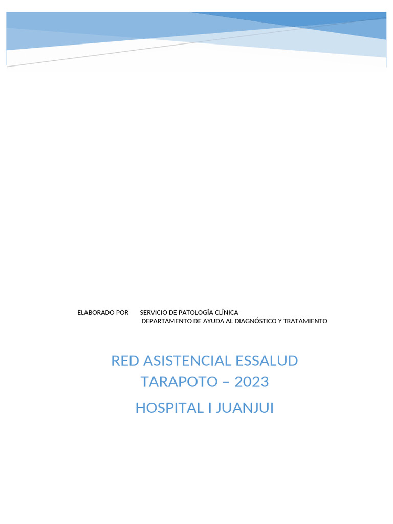 Procedimientos Estándar en Patología Clínica | PDF | Hematología | Sangre
