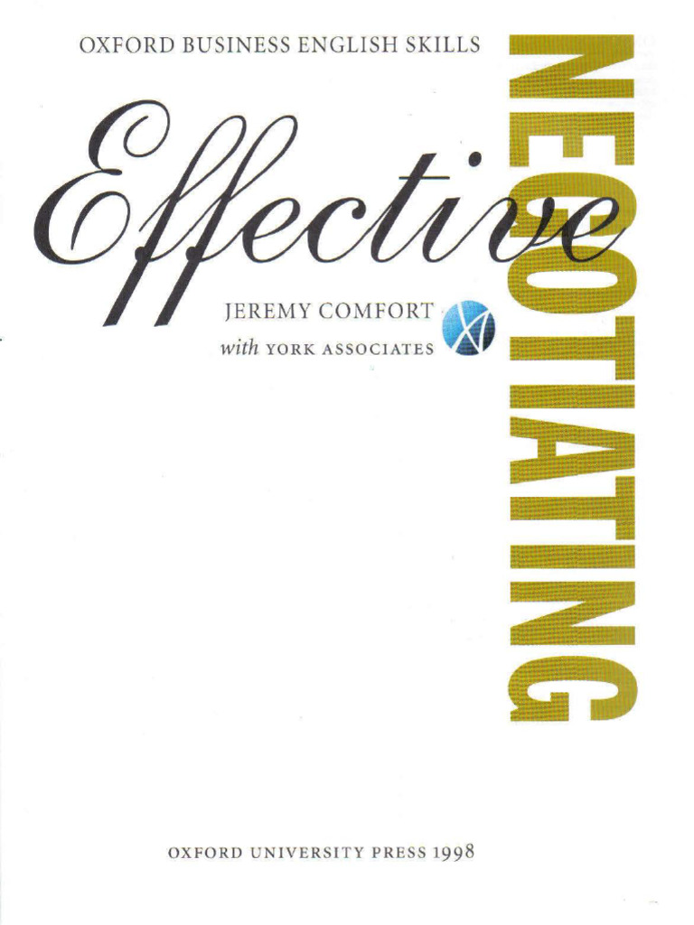 Effective Negotiating Students Book - Removed | PDF