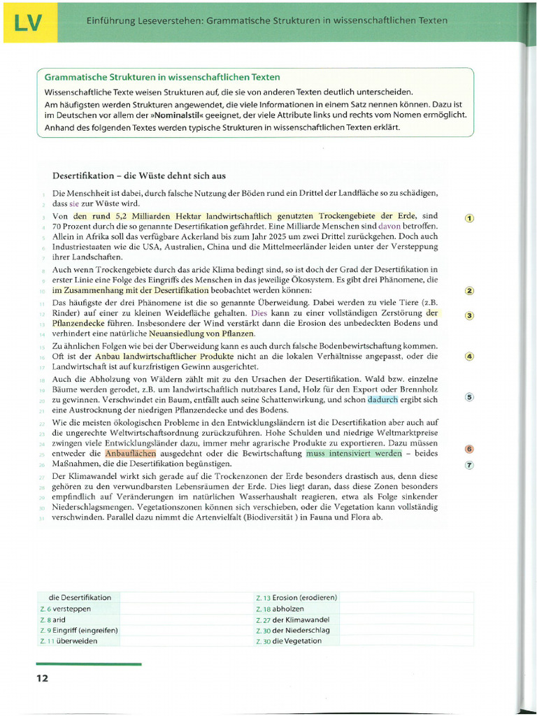 DSH Studienvorbereitung LV 2 | PDF