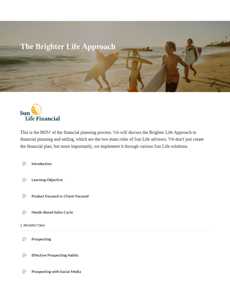 Brighter Life Approach for Advisors | PDF | Wealth | Interest