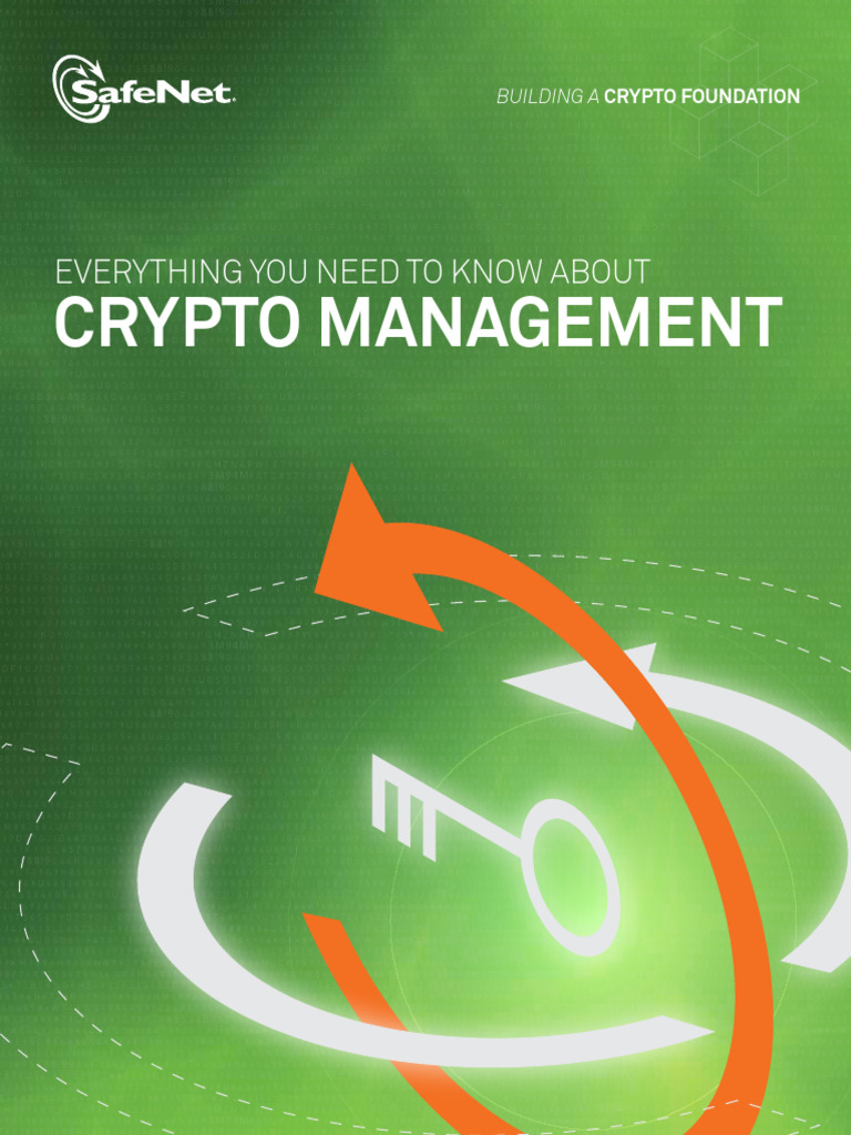 Need To Know Crypto Management Guidebook | PDF | Key (Cryptography) | Encryption