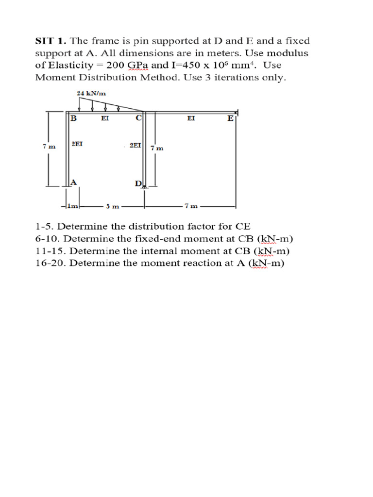 Exam 4 Solution | PDF | Structural Engineering | Mechanical Engineering