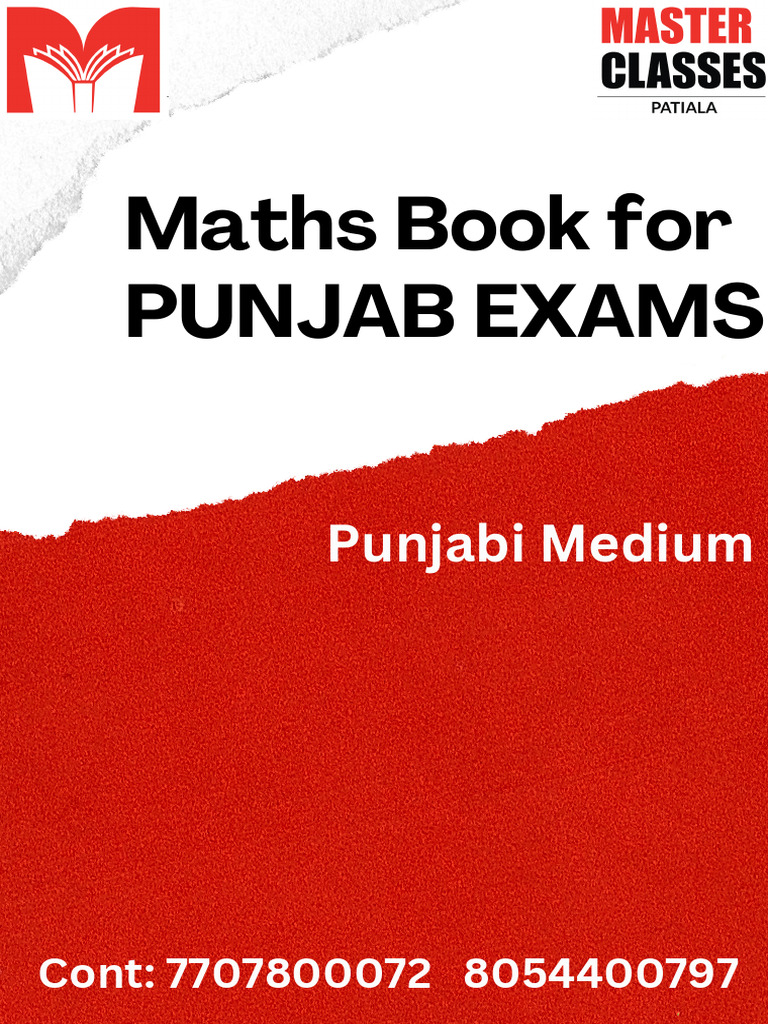 Maths Book Punjabi Medium | PDF