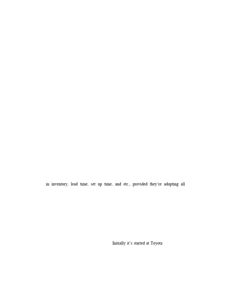 Lean Manufacturing in SMEs: A Review | PDF | Lean Manufacturing | Small ...