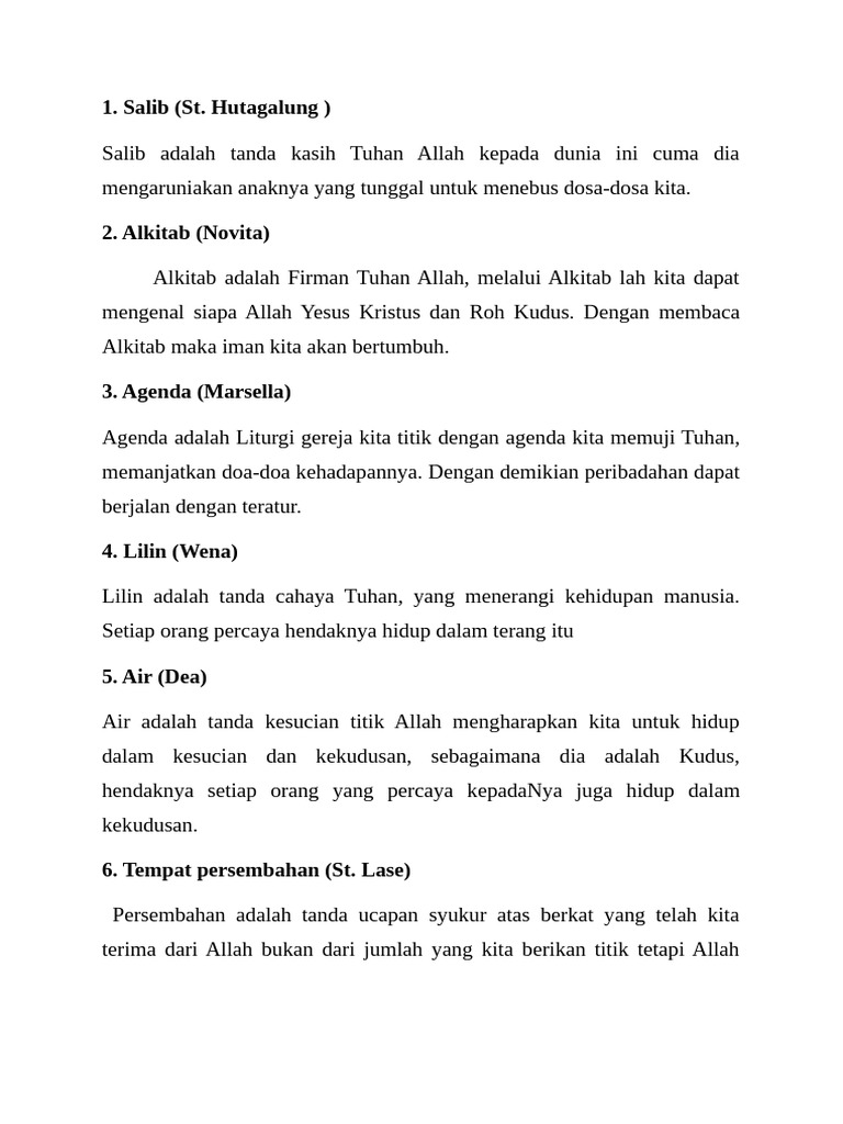 Liturgi Prosesi | PDF