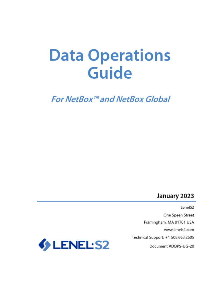 LenelS2 Data Operations 20 | PDF | Databases | Comma Separated Values
