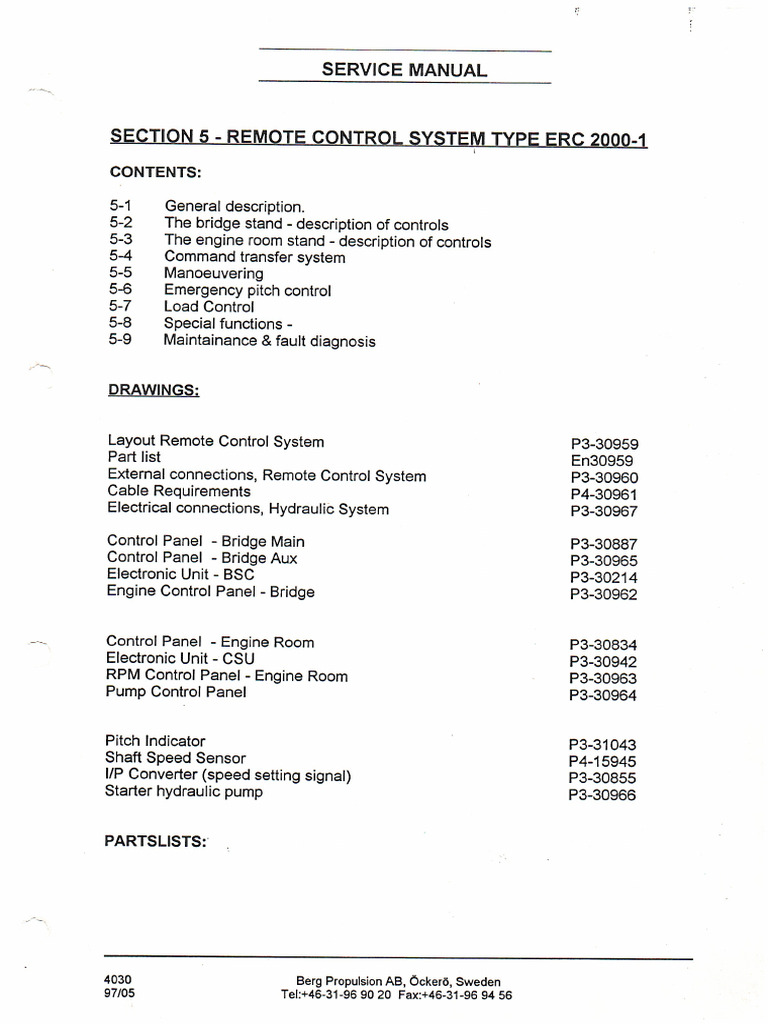 CPP Berg ERC2000 97 | PDF