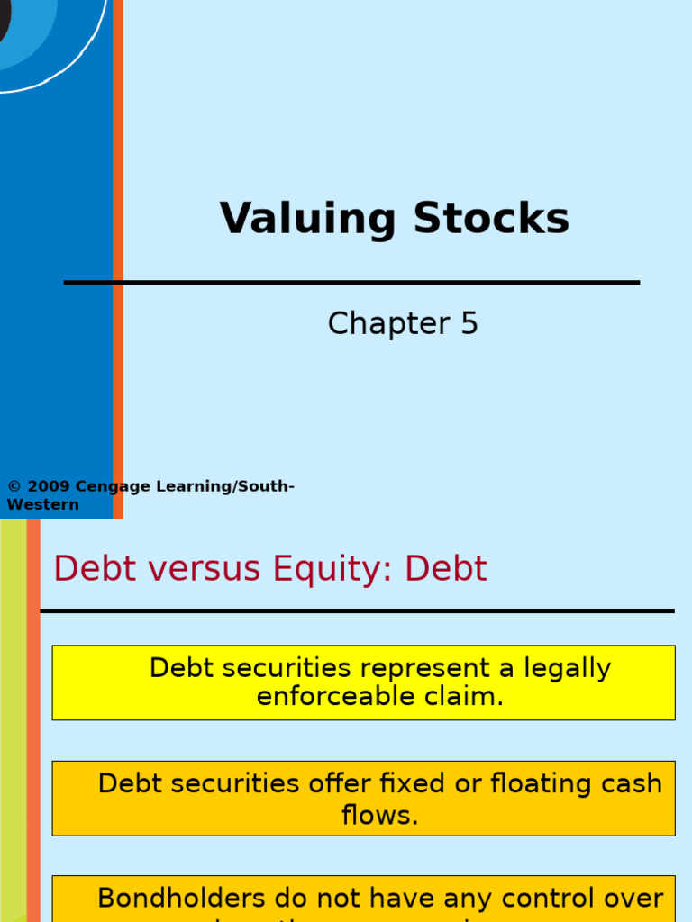 Chap 05 - Valuing Stocks | PDF | Stocks | Initial Public Offering