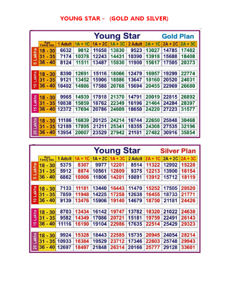 Young star -GOLD and SILVER | PDF
