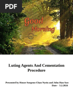 Bonding Day Protocol For Emax & Zirconia | PDF | Materials