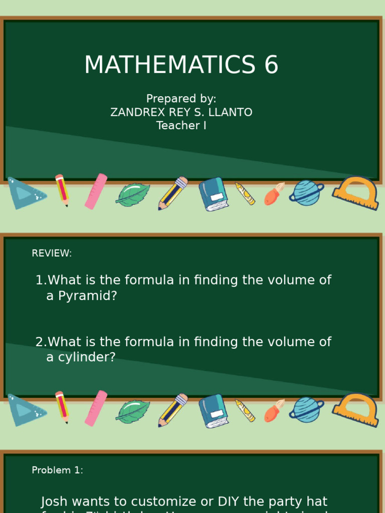 Math 6 q4 Wk2 Day 2 | PDF