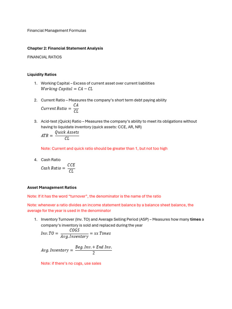 Essential Financial Ratios Explained | PDF | Dividend | Float (Money Supply)