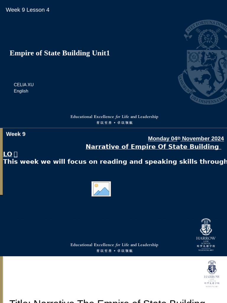 The Empire of State of Building Unit 1 | PDF