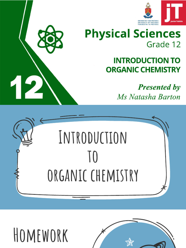Gr12_Intro_Organic_Chemistry_ | PDF | Carbon | Chemical Bond