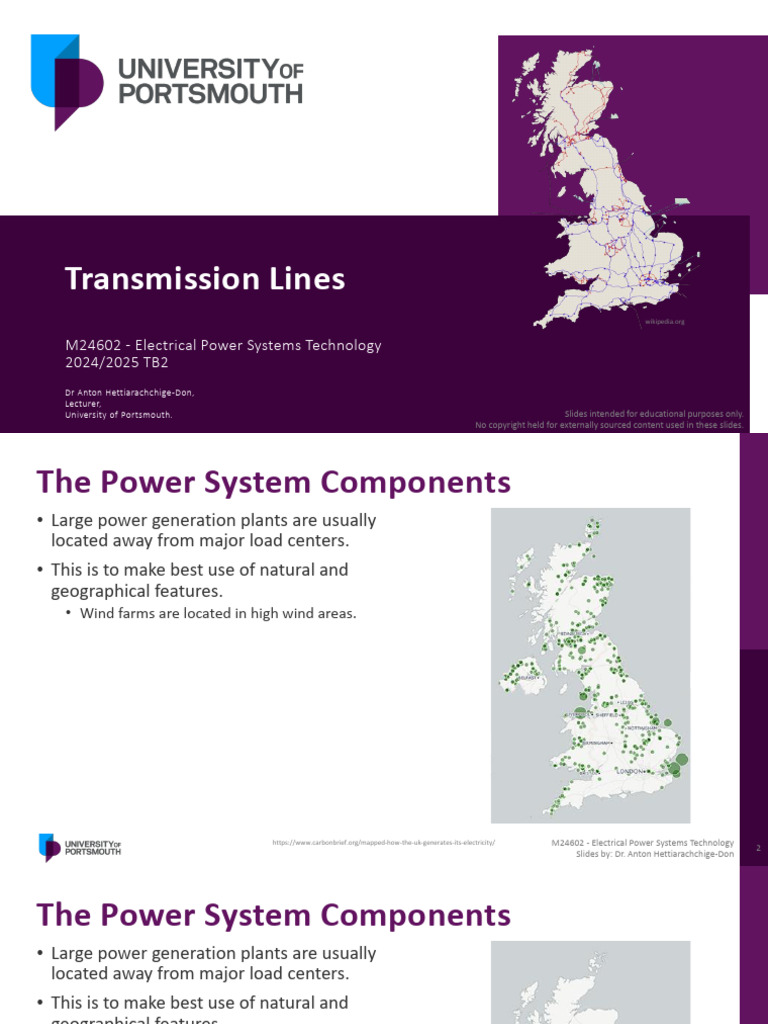 2 - Transmission Lines | PDF | Electric Power Transmission | Inductance