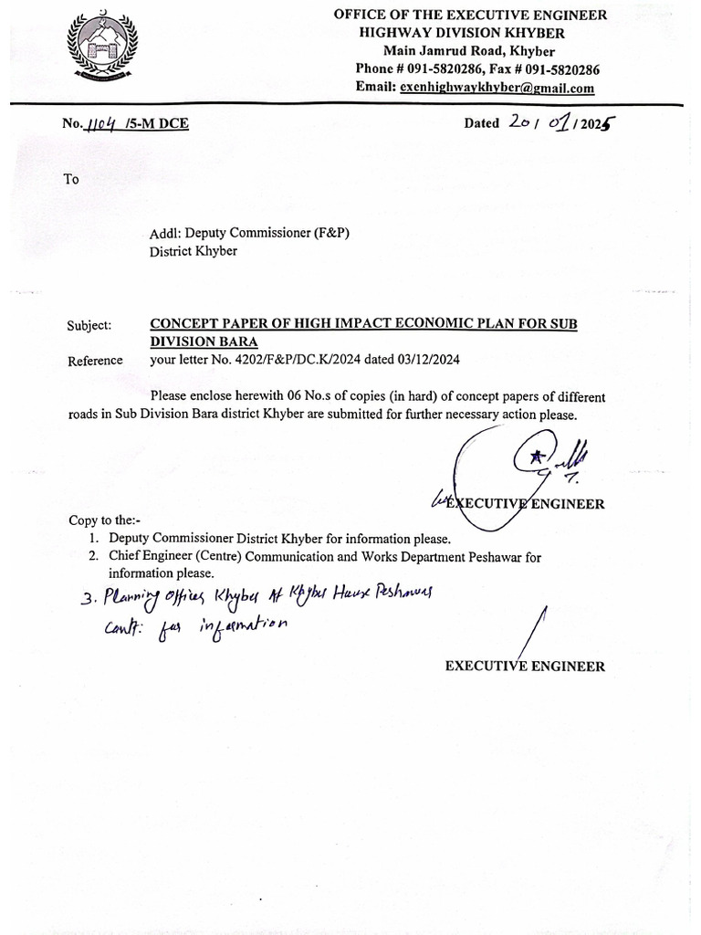 Concept papers and letter to adc | PDF