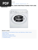 Washing Machine Manual PDF | PDF
