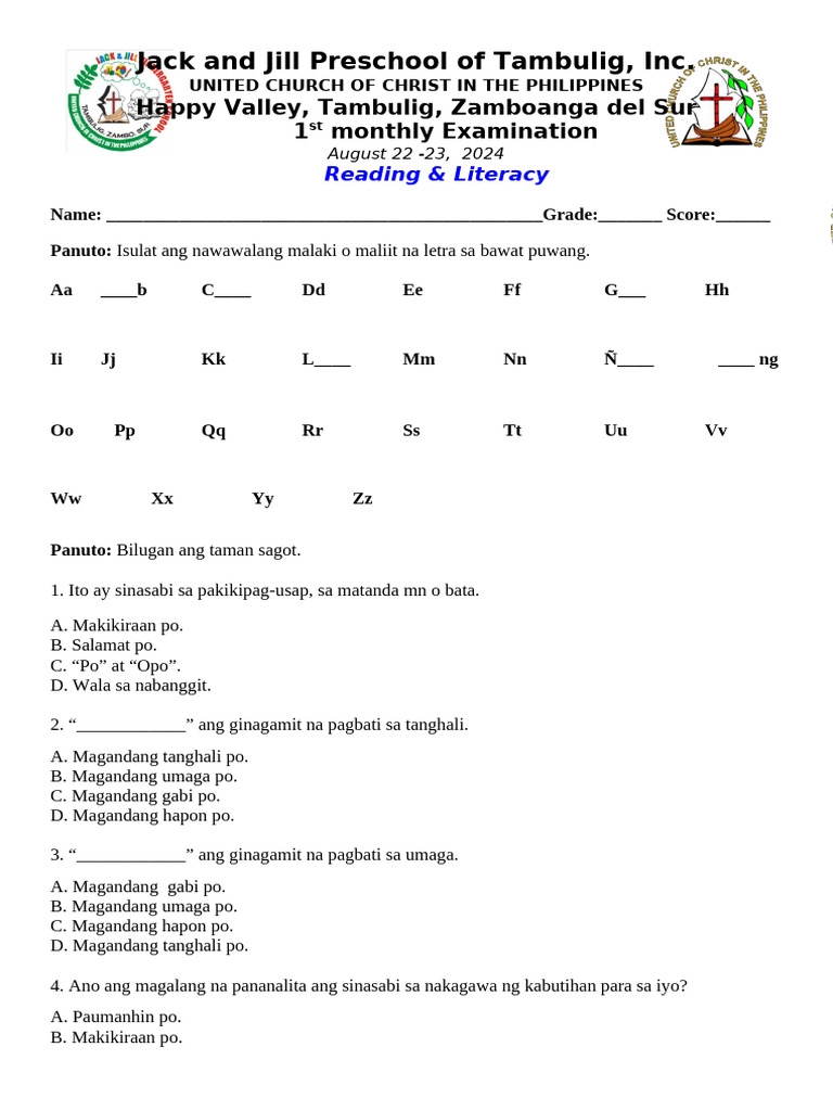 Reading & literacy | PDF