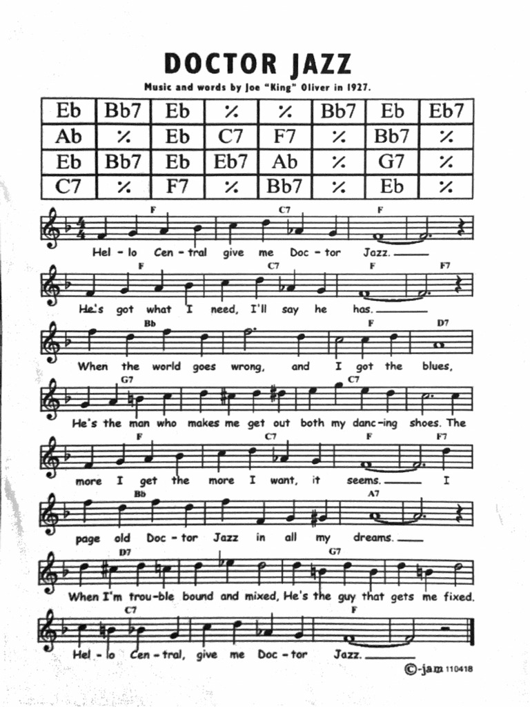 Doctor Jazz | PDF