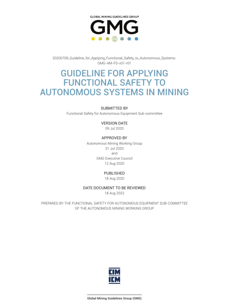Functional Safety Guidelines for Mining | PDF | Risk | Risk Assessment