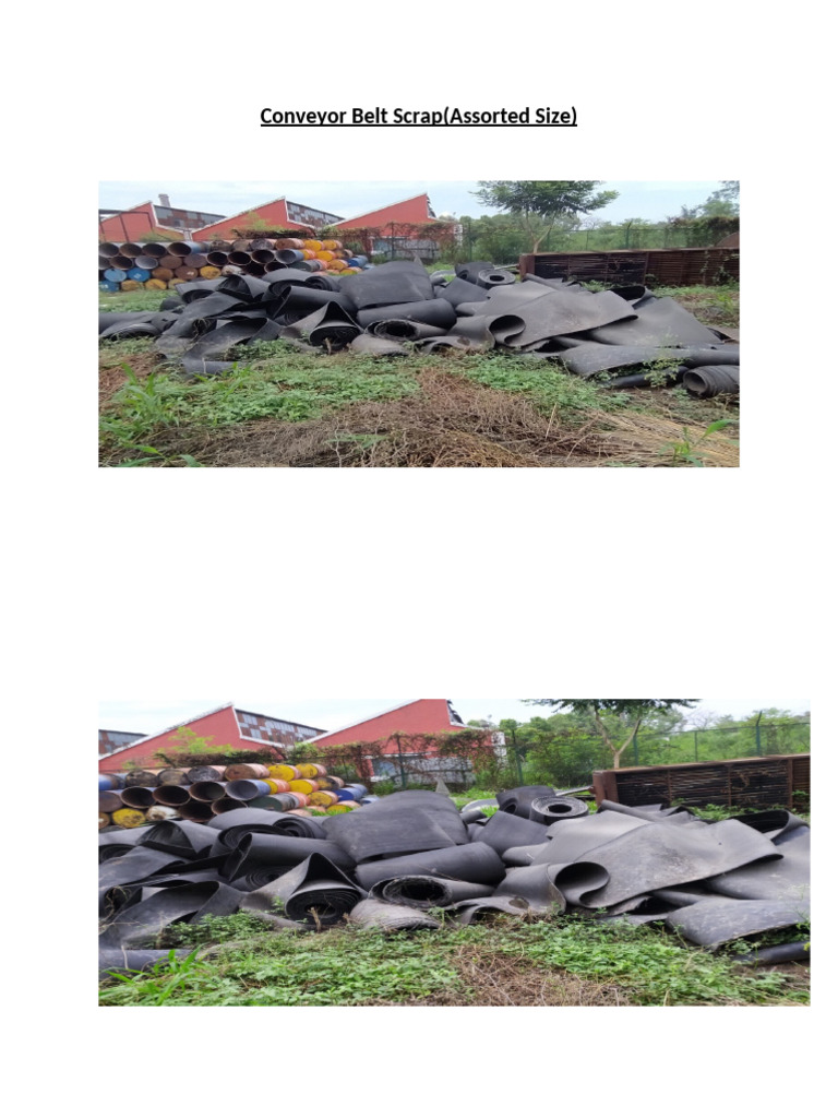 Conveyor Belt Scrap | PDF