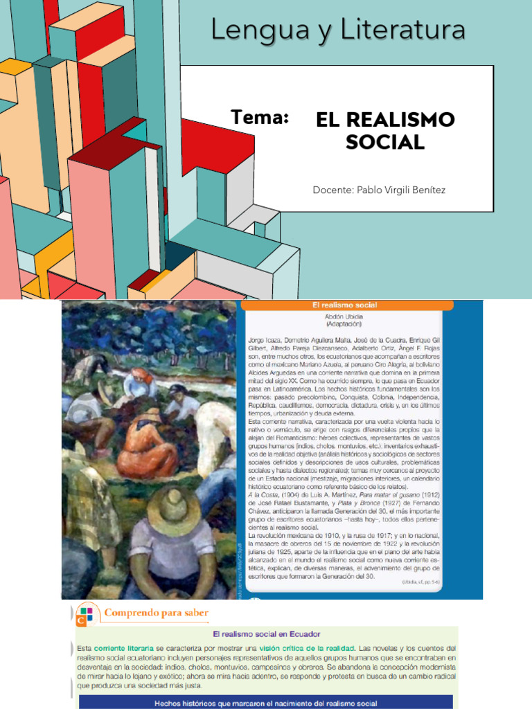 Realismo Social en Literatura | PDF