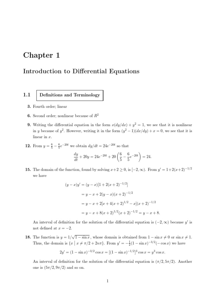 Answers To Problems For Advanced Engineering Mathematics, 6th Edition ...