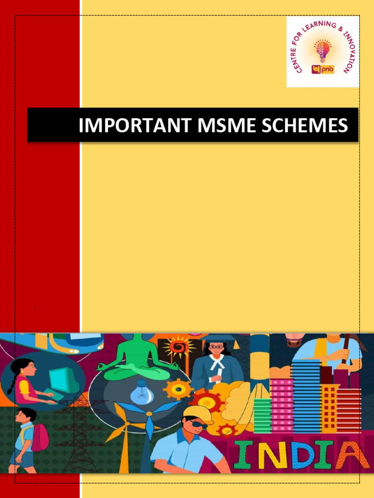 Important MSME Financing Schemes Guide | PDF | Collateral (Finance) | Loans