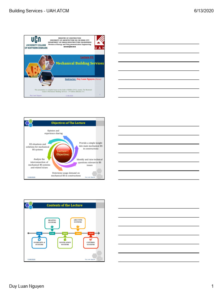 2020 - Lec.03-04 - Mechanical Building Services | PDF | Chimney | Temperature