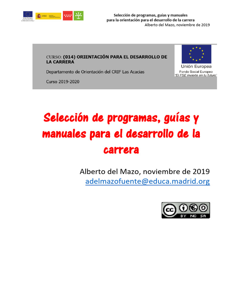 Selección de programas, guías y manuales - 87 ejemplos | PDF ...