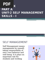 Class 9 Self-Management Guide | PDF | Psychology | Psychological Concepts