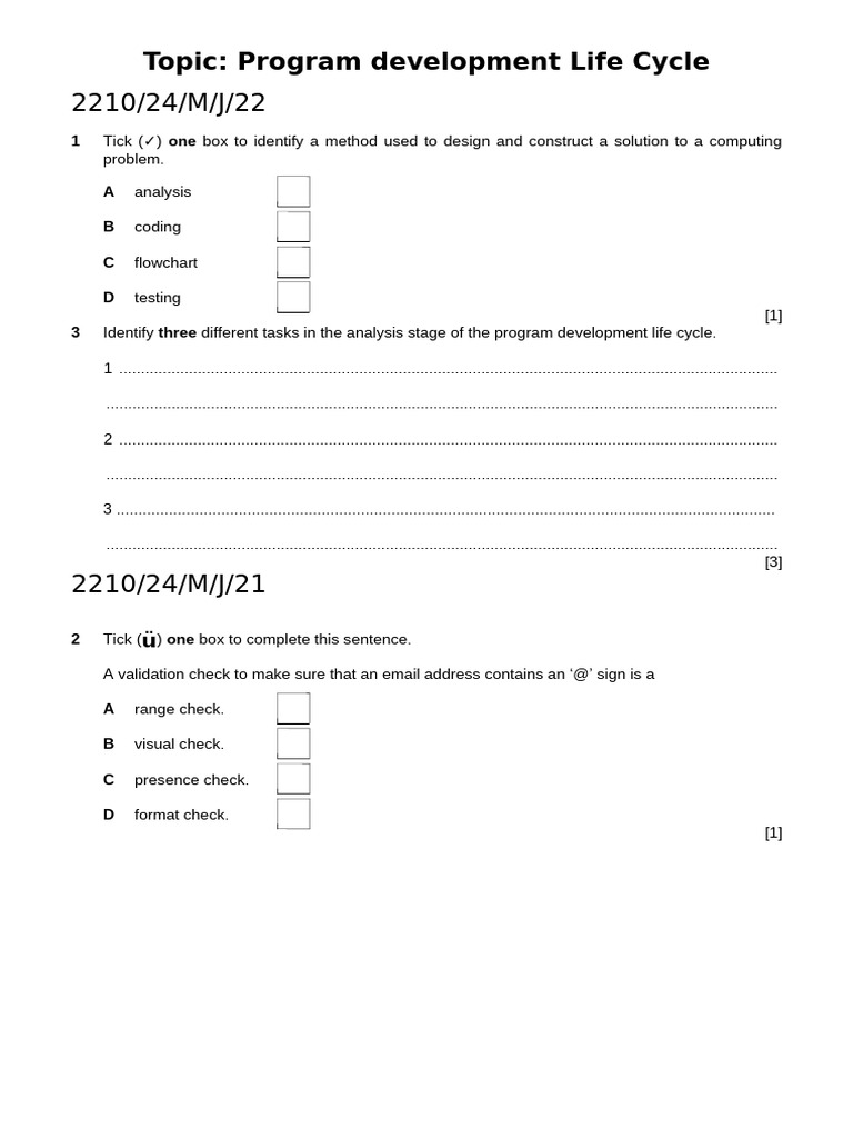 Program Development Life Cycle Guide | PDF | Algorithms | Computer ...