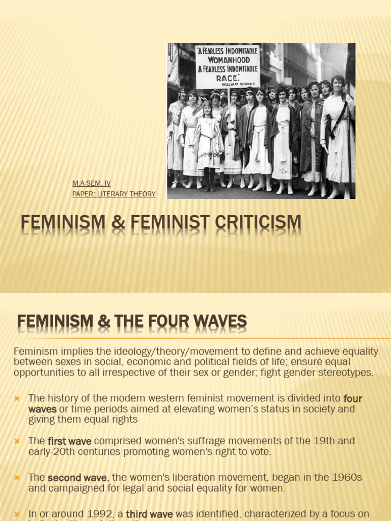 Feminism - Feminist Criticism 2 | PDF | Gender Studies | Feminism
