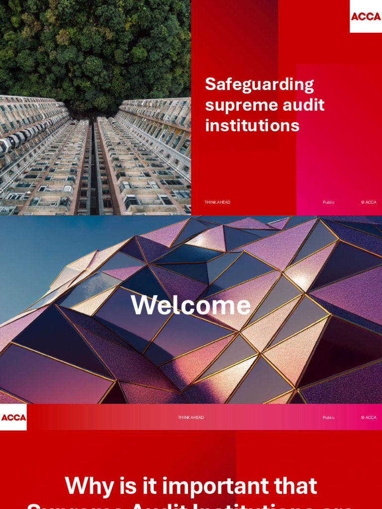 Safeguarding supreme audit institutions - Presentation Deck | PDF