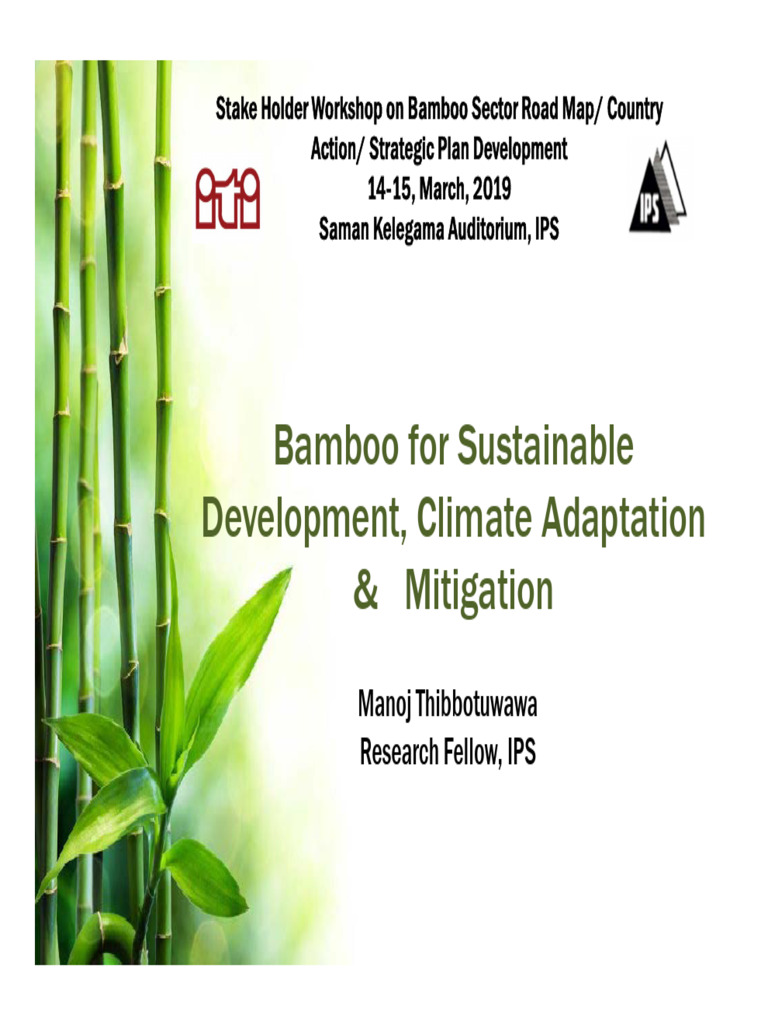 Bamboo_Climate-Change-ips (1) | PDF | Climate Change Mitigation ...