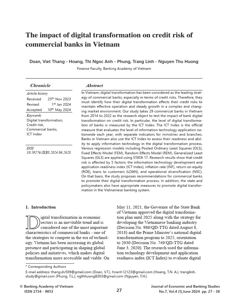 98471-Điều văn bản-207229-1-10-20240624 | PDF | Banks | Risk