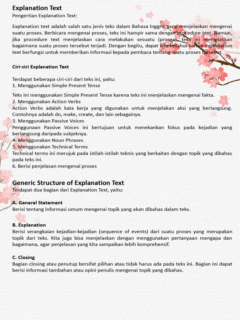 Explanation Text | PDF