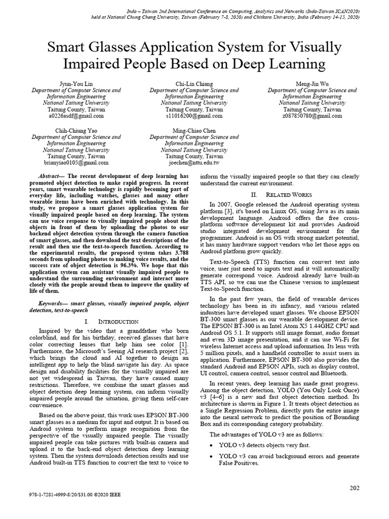 Smart_Glasses_Application_System_for_Visually_Impaired_People_Based_on_Deep_Learning | PDF ...