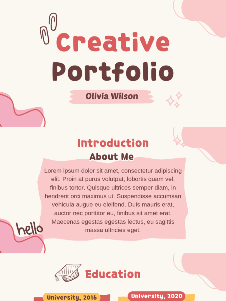Beige Pink Cute Creative Portfolio Presentation - 20250227 - 184016 ...