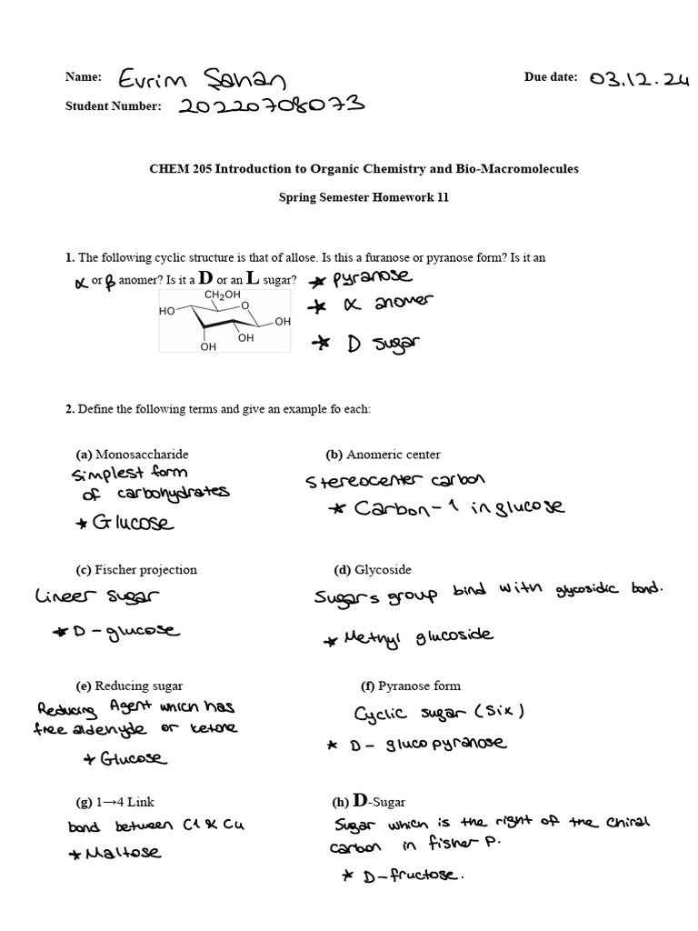 CHEM205_Homework11.pdf | PDF