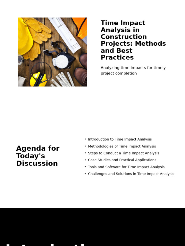 Time Impact Analysis in Construction | PDF | Project Management | Usability